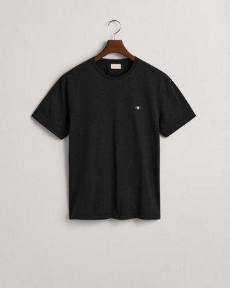 GANT Kurzarmshirt T-Shirt mit Logostickerei - Regular Fit