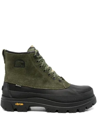 Sorel bottines Daystorm Horizon en daim à lacets - Vert