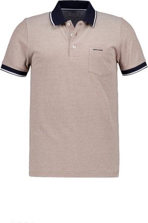 Pierre Cardin Herren Polo-Shirt beige meliert