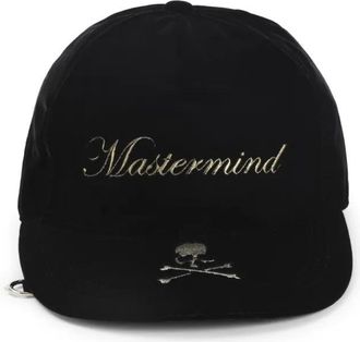 Mastermind Japan Caps & Mützen - Structured Black Cap With Embroidered Details - Gr. L - in Schwarz - für Damen
