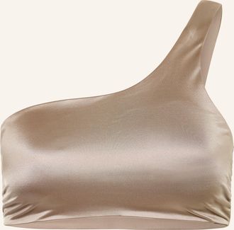 Calvin Klein One-Shoulder-Bikini-Top Ck Shine braun