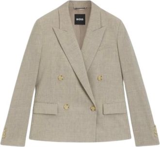 HUGO BOSS Femme, Vestes, Beige, Taille: 44 FR Blazer Jaleto9