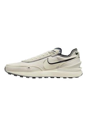 Nike Sportswear - Sneakers Waffle One en Cuir, Blanc Porcelaine-Noir (8.5)
