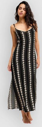 Roxy Sunhaze Spell Midi Kleid anthra hbcs real strip