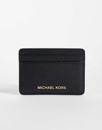 Michael Kors Jet Set Kartenetui in Schwarz