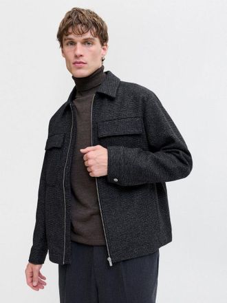 Jack & Jones Wolljacke JPRCCRUSSEL WOOL BLEND JACKET SN