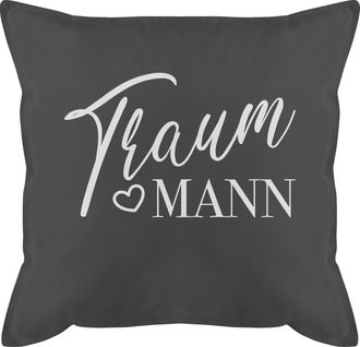Shirtracer Kissen 50x50 - Valentinstag Partner Ideen - Traummann - Wunschmann Idealmann Wunschpartner Geliebter Geschenkidee Mann Männer Ihn Freund - 50 x 50 cm 
