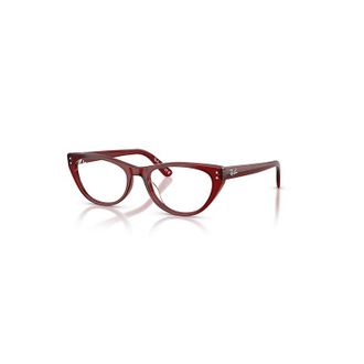 Ray-Ban Rb5449d Optics Bordeaux Transparent Fassung Klar Glas Polarisiert 54-18