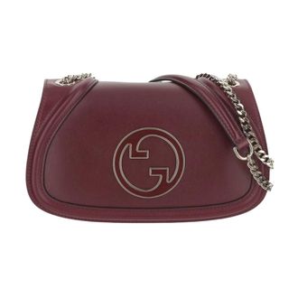 Gucci Blondie Schultertasche mit Kette - - Bags - Damen - Rot - ONE SIZE