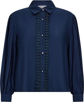Co'Couture Femme, Blouses et Chemises, Bleu, Taille: 42 FR Chemises