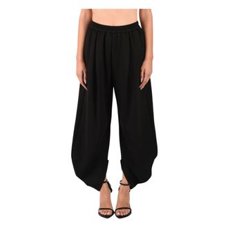 Meimeij Pantalon large - Femme - Pantalons - Noir - Taille: 40 FR