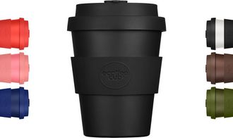 Ecoffee Cup Kerr & Napier Kaffeebecher, wiederverwendbar, umweltfreundlich, 100 % pflanzliche Basis, melaminfrei und biologisch abbaubar, spülmaschinen-/mikrowell