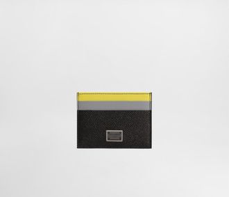 Dolce & Gabbana Kartenetui Aus Dauphine - Mann Geldbörsen Und Kleinlederwaren Mehrfarbig Onesize