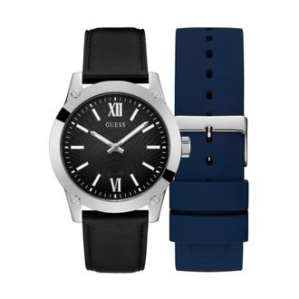 Guess Gw0630G1 Montre Crescent - Homme - Accessoires - Noir - Taille: ONE Size