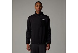 The North Face Fleecejacke mit Stehkragen, mit Brusttasche, aus elastischem Material