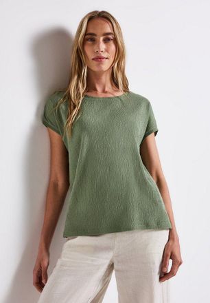 Street One T-Shirt im Struktur-Mix