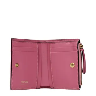 Versace Quilted Leather Wallet - Pink