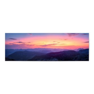 artboxONE Poster 150x50 cm Natur Morgenstimmung am Krippenstein - Bild Alpen Berge Himmel