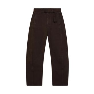 Christophe Lemaire Twisted Belted Pants - - Jeans - Damen - Braun - S