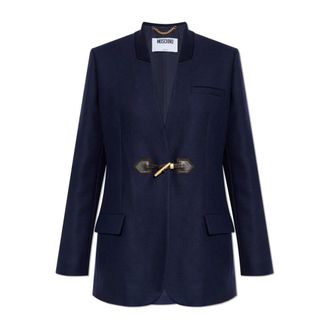 Moschino Wollblazer - - Jackets - Damen - Blau - M