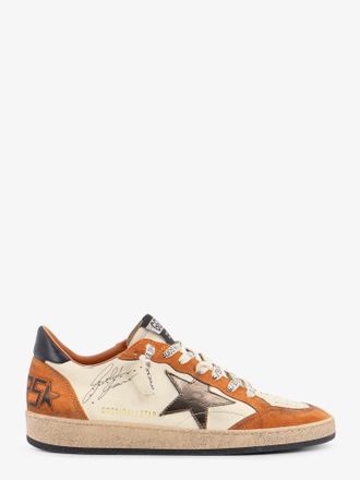 Golden Goose Ballstar sneakers in suede and leather with iconic side logo - GOLDEN GOOSE DELUXE BRAND - gender_Man
