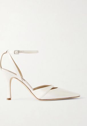 Danielle Frankel Escarpins En Satin Josie - Ivoire