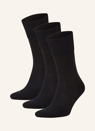 Falke 3er-Pack Socken Run schwarz