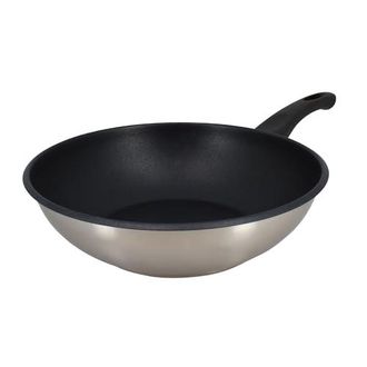 Menastyl Cuisson Wok first 28cm en acier inoxydable - 6020252