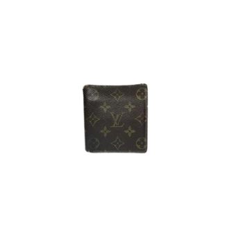 Louis Vuitton Portefeuille en cuir Pre-owned - Femme - Pre-owned - Brun - Taille: ONE Size