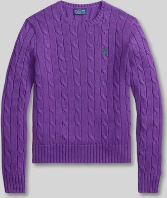 Polo Ralph Lauren Strickpullover mit Zopfmuster Modell JULIANNA