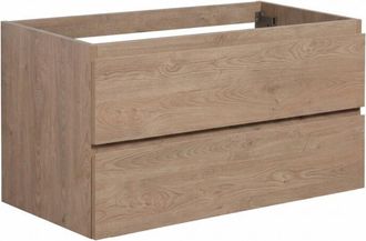 Badplaats Badplaats Waschbeckenunterschrank Angela 100 x 48 cm - Kastanien