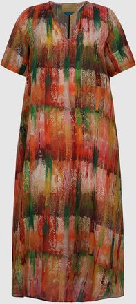 Momoni Robe Carnaval Dress Multicolor Verde