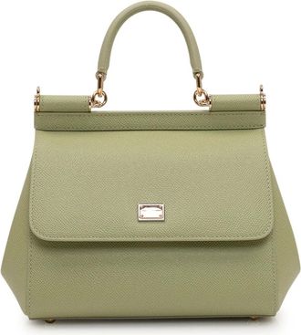 Dolce & Gabbana Femme, Sacs, Vert, Taille: ONE Size Sicily Handbag