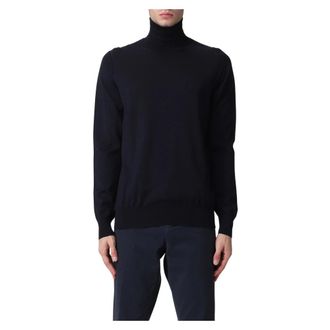 Paolo Pecora Hochgeschlossener Pullover - - Knitwear - Herren - Blau - M