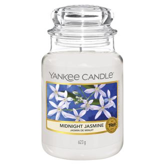 Yankee Candle Company Duftkerze im Glas (groß) | Midnight Jasmine | Kerze mit langer Brenndauer bis zu 150 Stunden | Perfekte Geschenke für Frauen