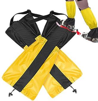 Generic Gu&ecirc;tres de jambe pour homme - &Eacute;quipement dext&eacute;rieur imperm&eacute;able, l&eacute;ger, coupe-vent, gu&ecirc;tres r&eacute;glables | pour la plage, les voyages, la randonn&eacute;e, lent