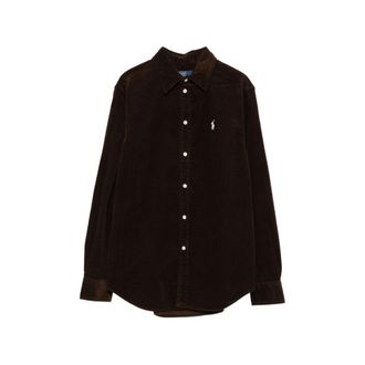 Ralph Lauren Corduroy Embroidered-logo Shirt