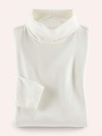 Walbusch Rollkragenshirt Damen Viskose-Unterziehrolli Langarm pflegeleicht elastisch Feiner Glanz, waschmaschinenfest, fein gewirkt - Rollkragen-Shirt
