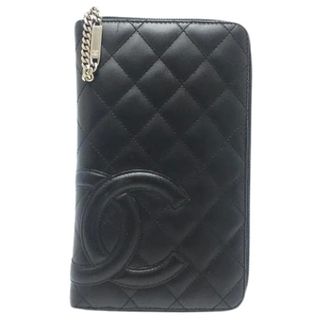 Chanel Portefeuille en cuir Pre-owned - Femme - Pre-owned - Noir - Taille: ONE Size