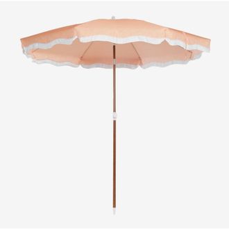 Sklum Parasol Jarko &Oslash;230 cm en tissu et acier SKLUM Orange P&ecirc;che