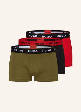 HUGO BOSS Hugo 3er-Pack Boxershorts rot