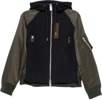 sacai Damen, Sweatshirts & Hoodies, Schwarzk, SGr&ouml;&szlig;e