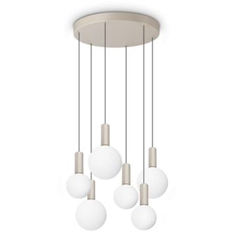 Ideal Lux Ideal Lux ODEON Suspension LED blanche &agrave; 6 LED 5500 lm 3000 K