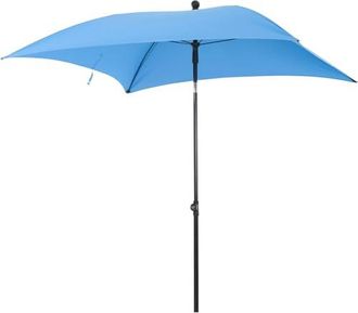 Siena Garden City Push Mittelstockschirm 180x180 cm blau
