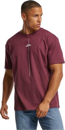 Merchcode Merchcode Herren Mp0006978-think Different Heavy Oversized Tee T-Shirt, Cherry, 4XL EU