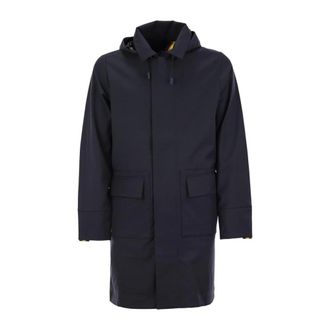 K-Way Homme, Manteaux, Bleu, Taille: L Parka Imperm&eacute;able &agrave; Capuche