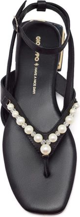 Gioseppo Joya Damen-Sandalen, flach, Schwarz, Größe 37, Schwarz, 37 EU