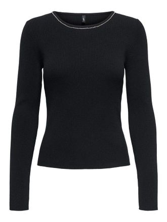 Only Strickpullover ONLEMMA LS BLING O-NECK KNT NCA