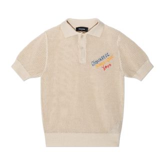 Dsquared2 Polo Kapsel Summer Lovers - - Tops - Damen - Beige - XS