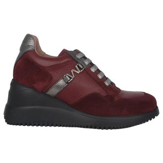 Wonders Roter Sneaker - Leder/Wildleder-Mix - - Shoes - Damen - Rot - 42 EU